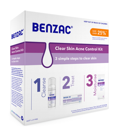 Benzac Clear Skin Acne Control Kit | Benzac